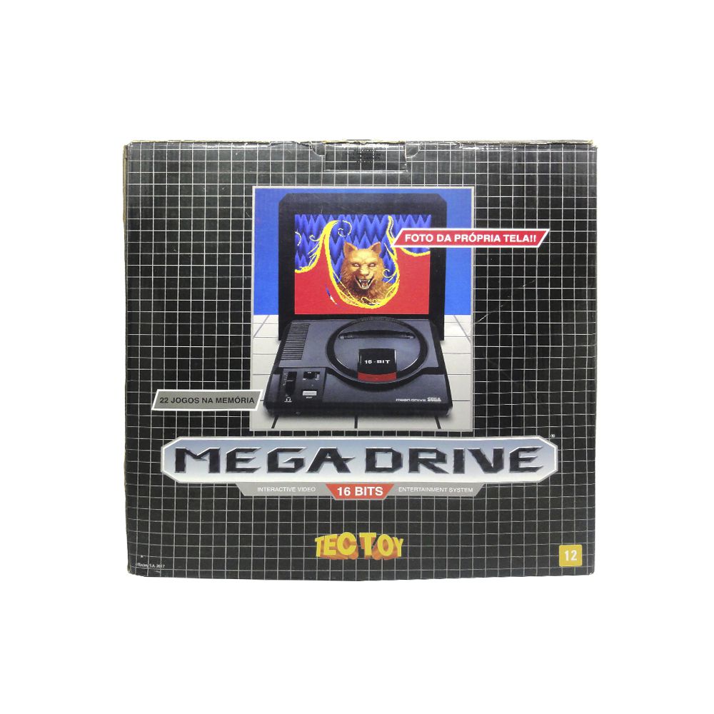 Console Mega Drive 16 BITS - Tectoy (22 Jogos na Memória) - MeuGameUsado