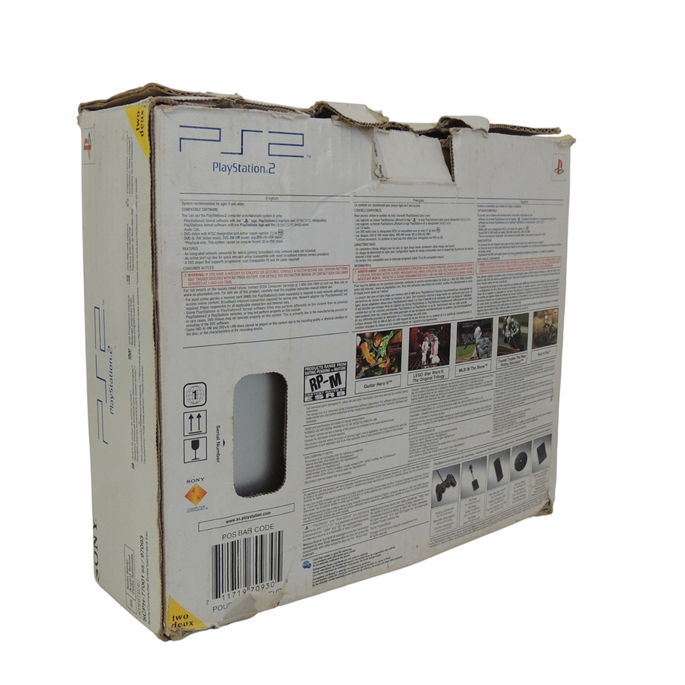 Console PlayStation 2 Slim Prata - Sony - MeuGameUsado