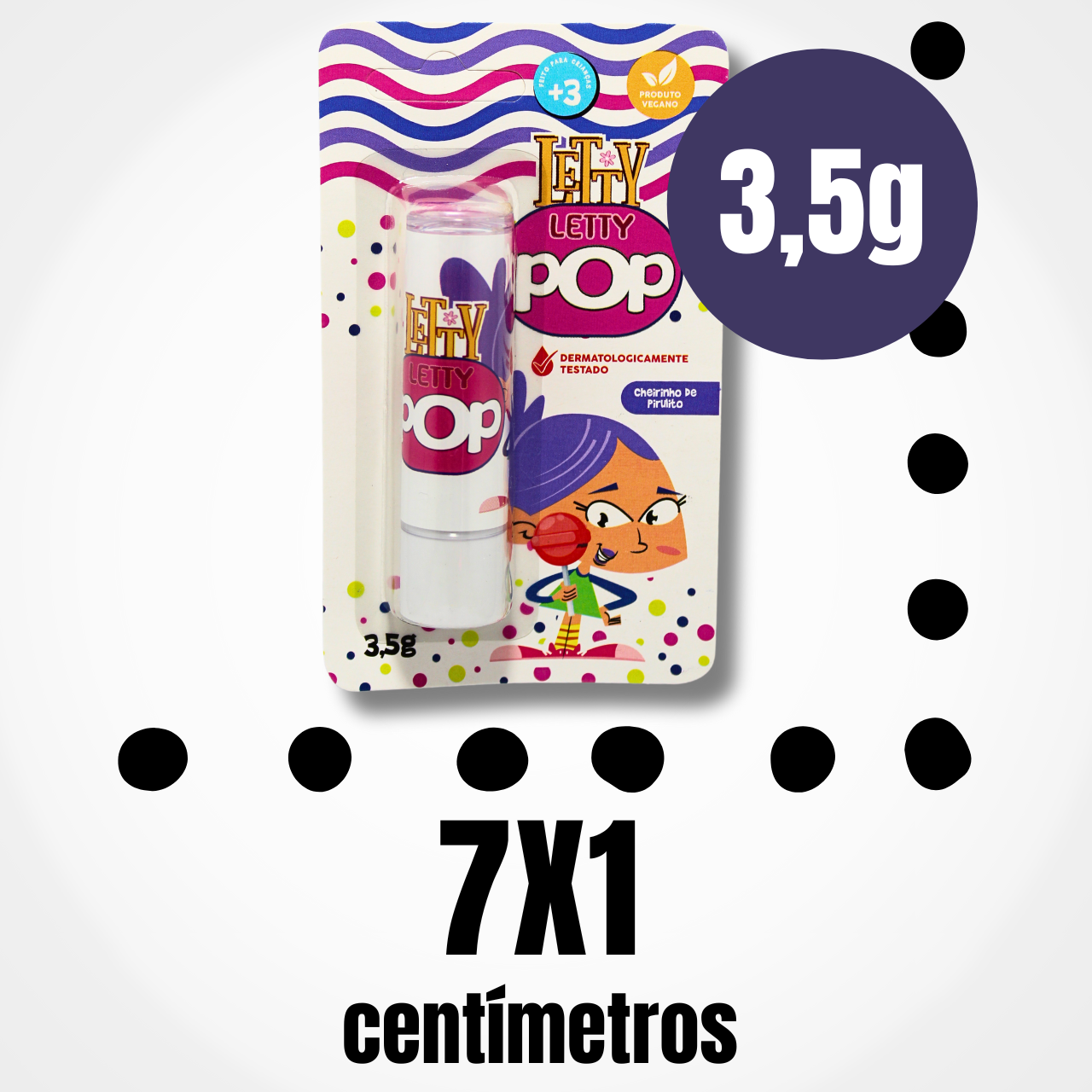 Batom Letty Pop - Patricinha