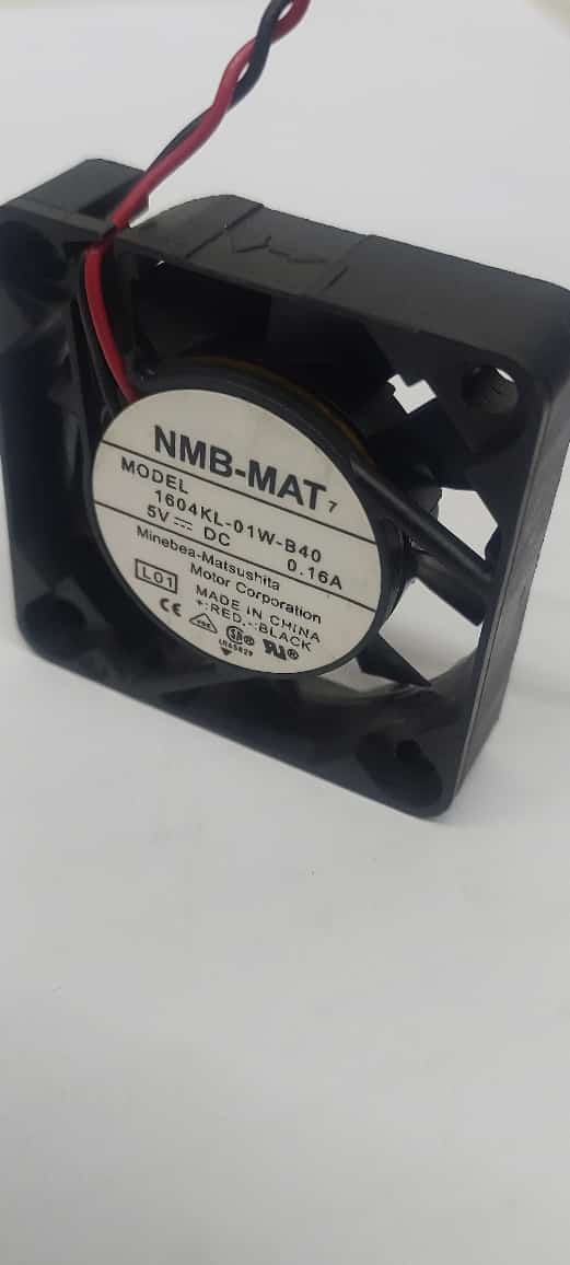 Micro Ventilador MNB 5V 0,16a 40x40x10mm Modelo 1604kl-01w 2 fios ...
