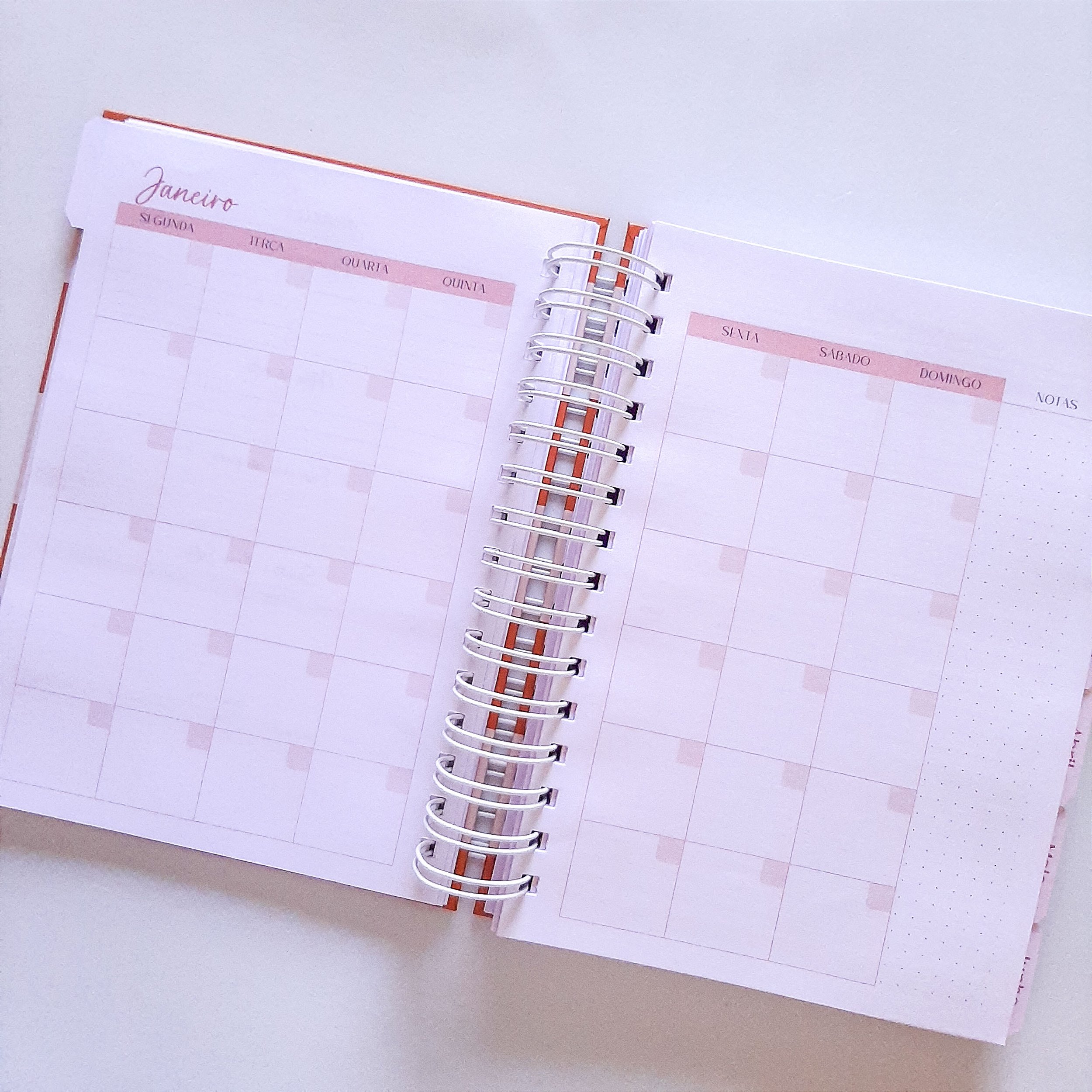Planner Personalizado - Permanente - Gileade Encadernação Produtiva