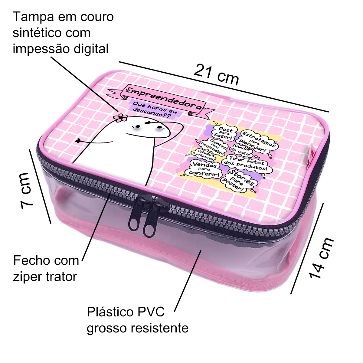 Estojo Box Flork Empreendedora 100 pens Gicalli - Gicalli