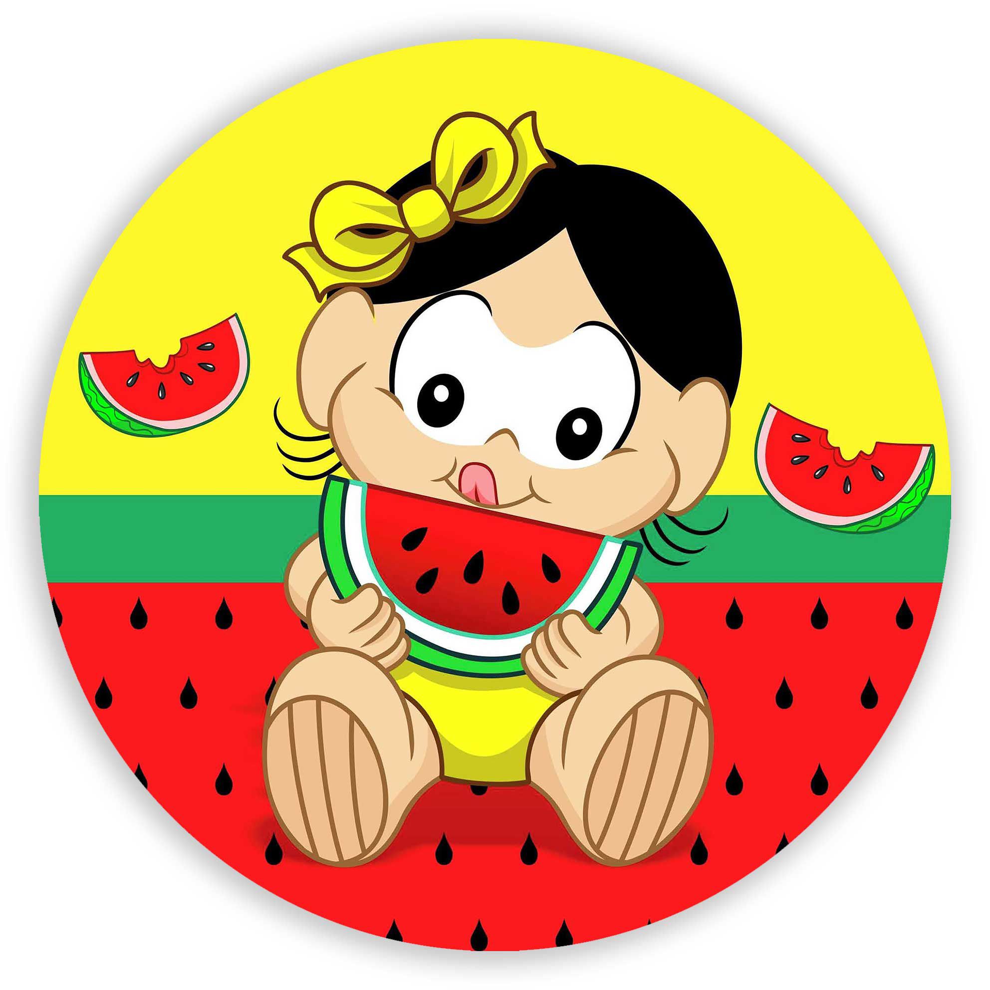 Painel Redondo - Magali Baby - Sublimado 3D - Sublitex, painéis sublimados