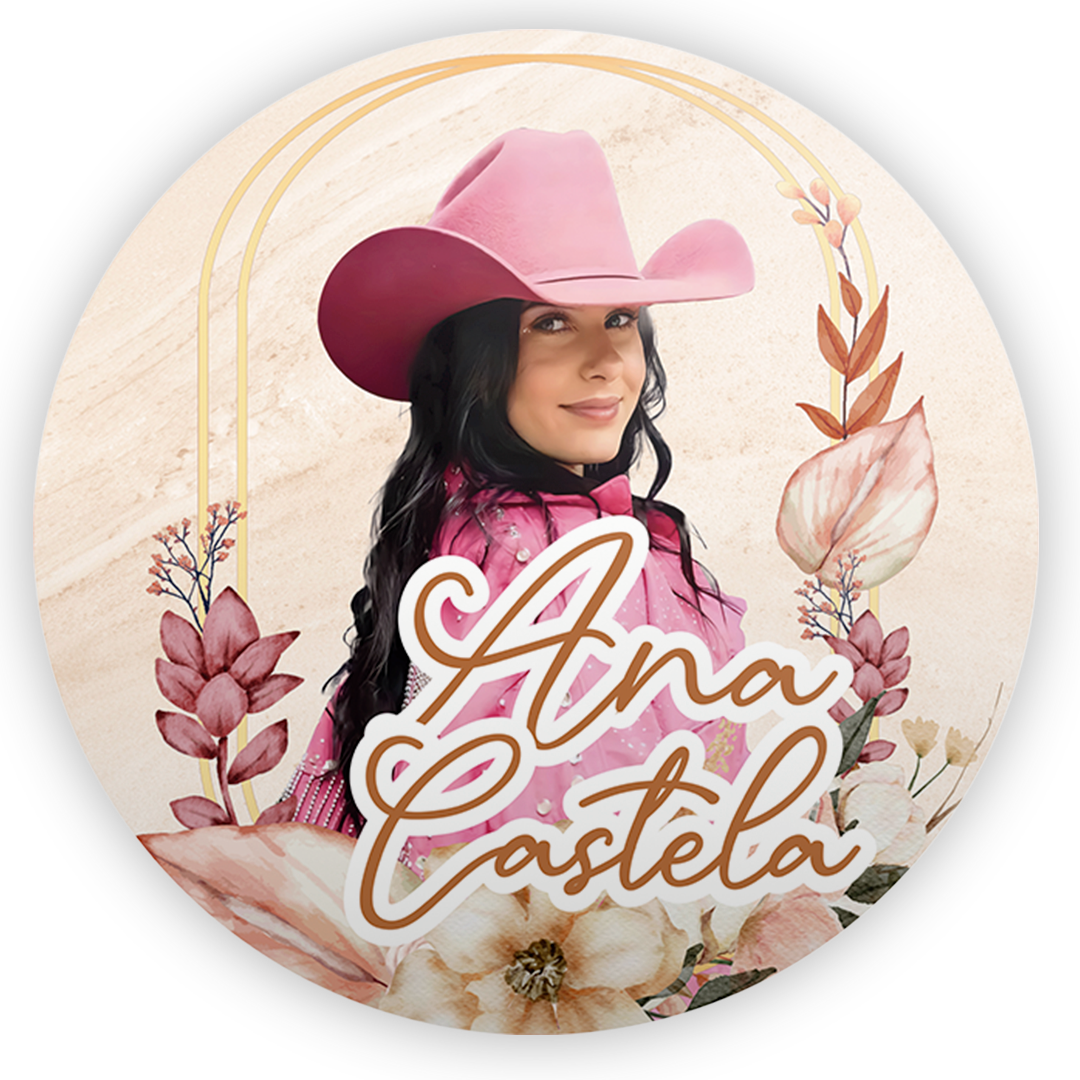 Mini Painel - Ana Castela - Sublimado 3D - Sublitex painéis