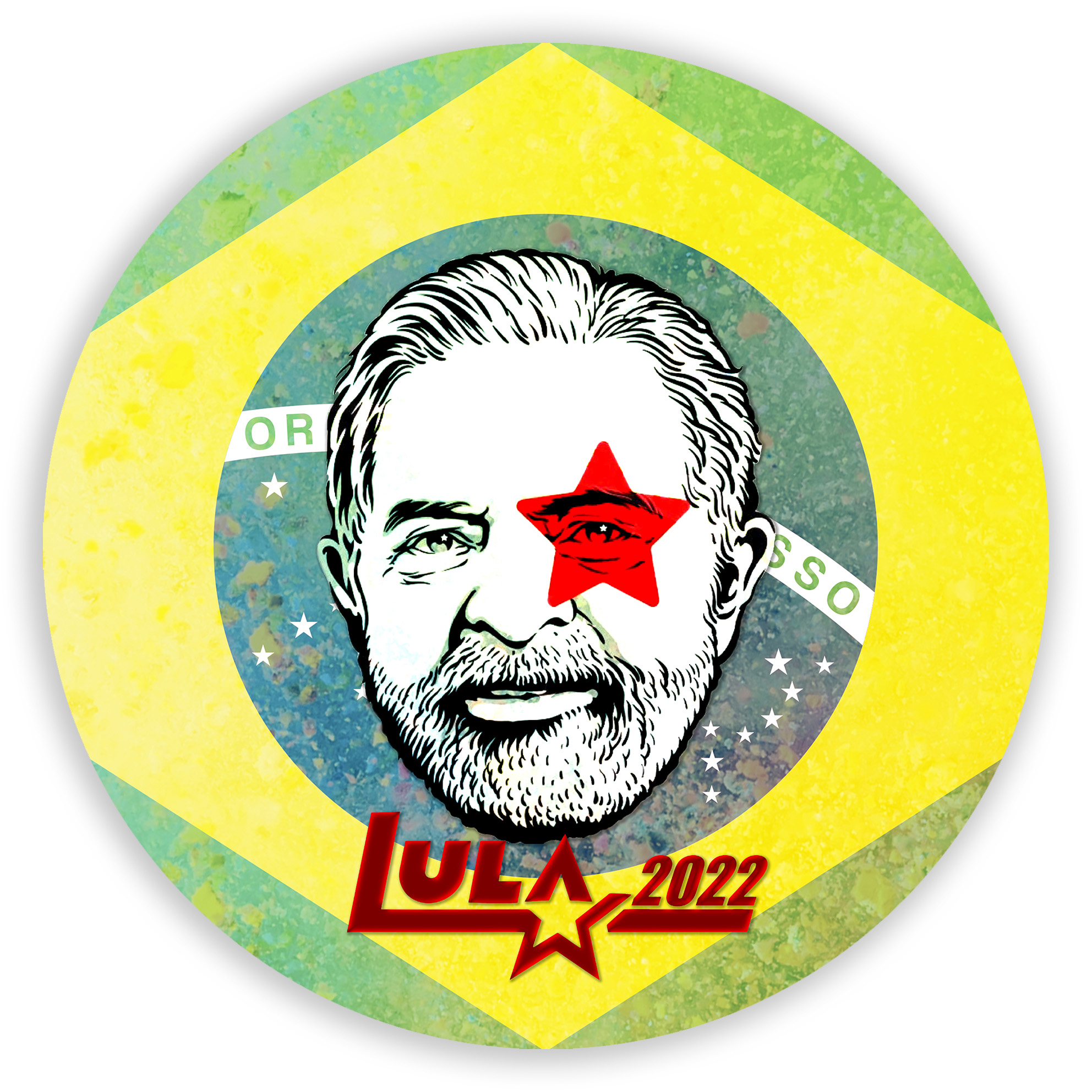 Mini Painel - Lula - Sublimado 3D - Sublitex, painéis sublimados