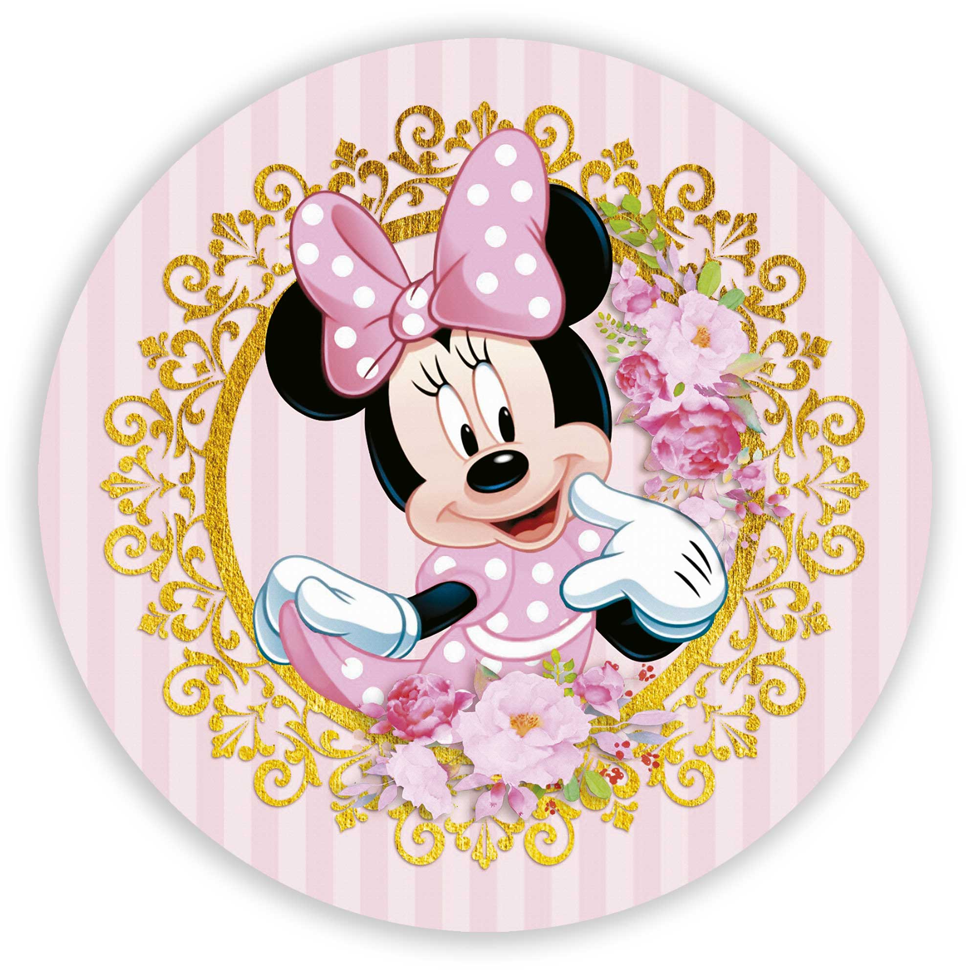 Mini Painel - Minnie Rosa - Sublimado 3D - Sublitex painéis