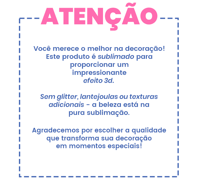 Painel Redondo - Bobbie Goods - Sublimado 3D - Sublitex painéis