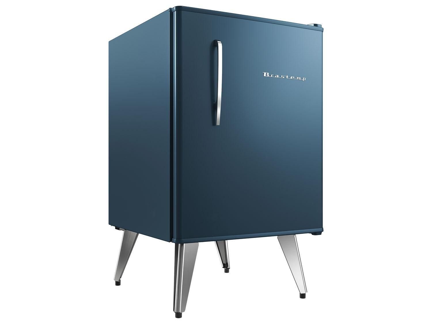 Frigobar Brastemp 76L Azul - Retrô - Refrigeração JR