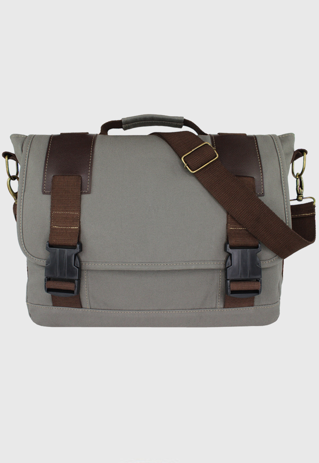 Bolsa Pasta Lenna's Carteiro Transversal de Lona Cinza LE09 - Lenna's: Pastas, Mochilas, Bolsas ...