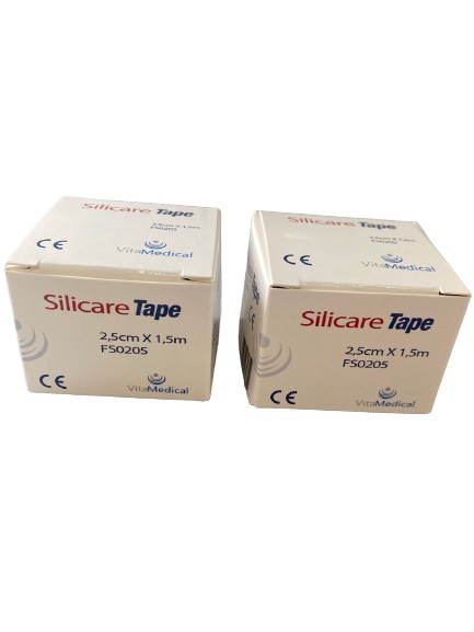 2 Rolos de Fita De Silicone (Para Cicatrizes e Queloides) Silicare Tape ...