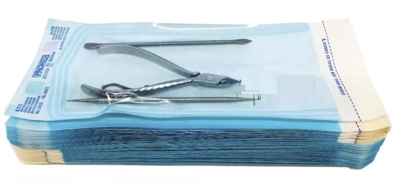 Envelope Para Autoclave Auto Selante 09cm x 26cm Caixa C/200 Un - Vital ...