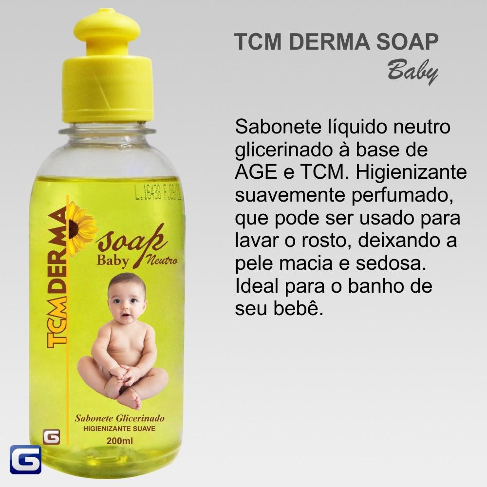 Sabonete Líquido Neutro Glicerinado Soap 200ml - TCM Derma - Cirúrgica ...