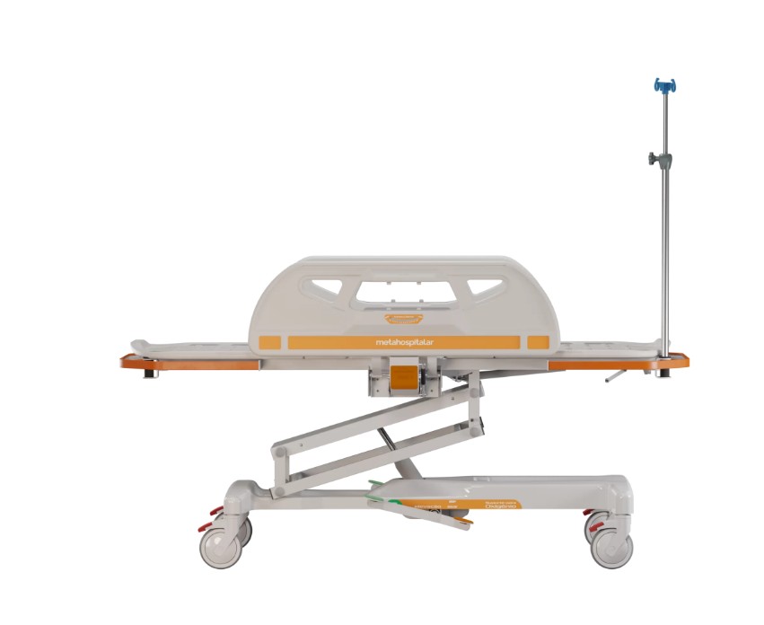 Carro Maca 600mm MT 413 (Com Suporte de Soro) - Meta Hospitalar ...
