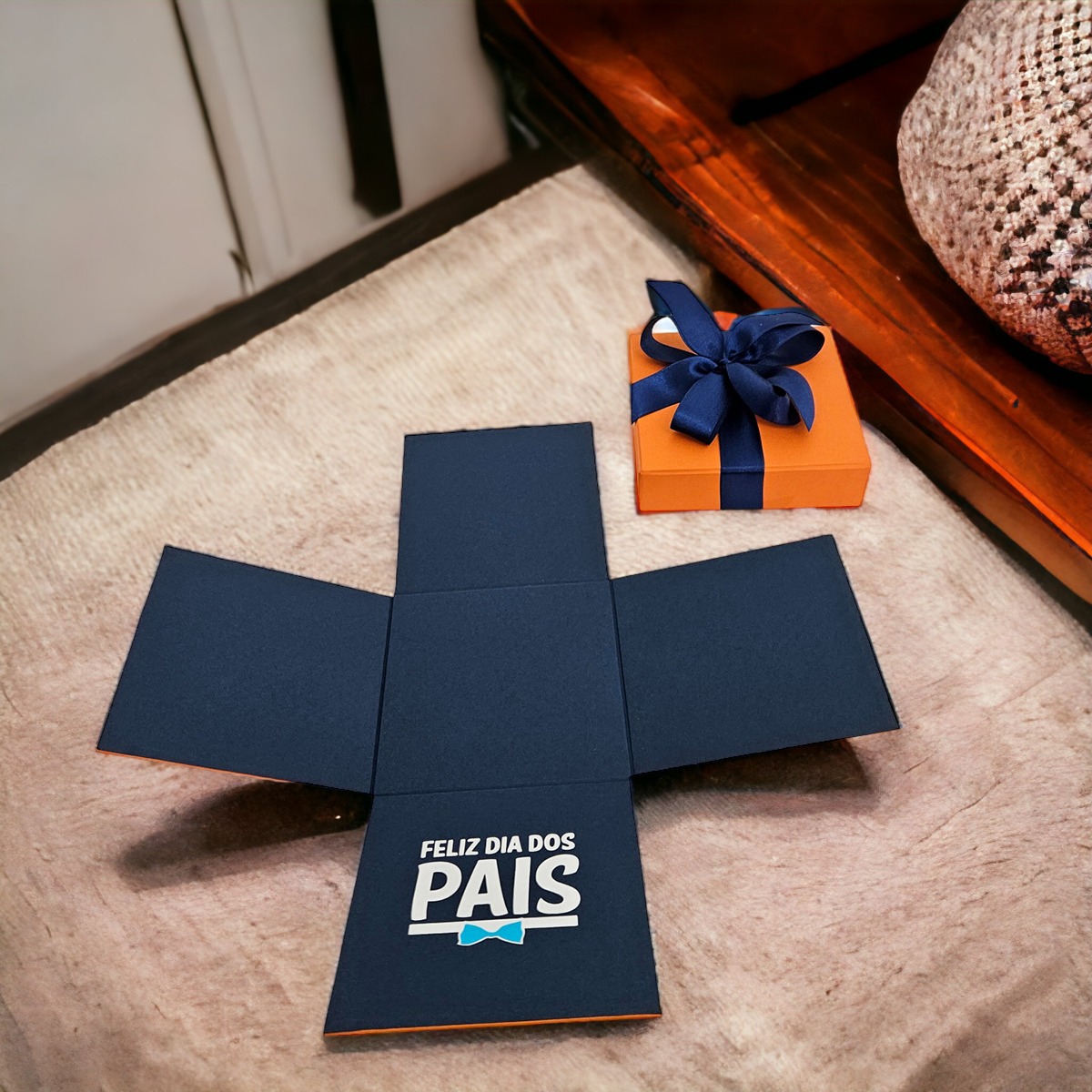 Caixa Surpresa Explosao Presente Cartonada 11x11x11 Feliz Dia dos Pais ...