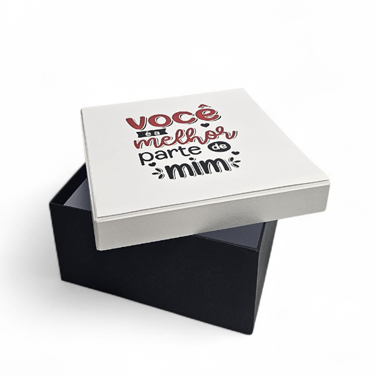 Caixa de Presente 15x20x8 Cartonada Mensagem 4 Vc Melhor Parte de Mim ...