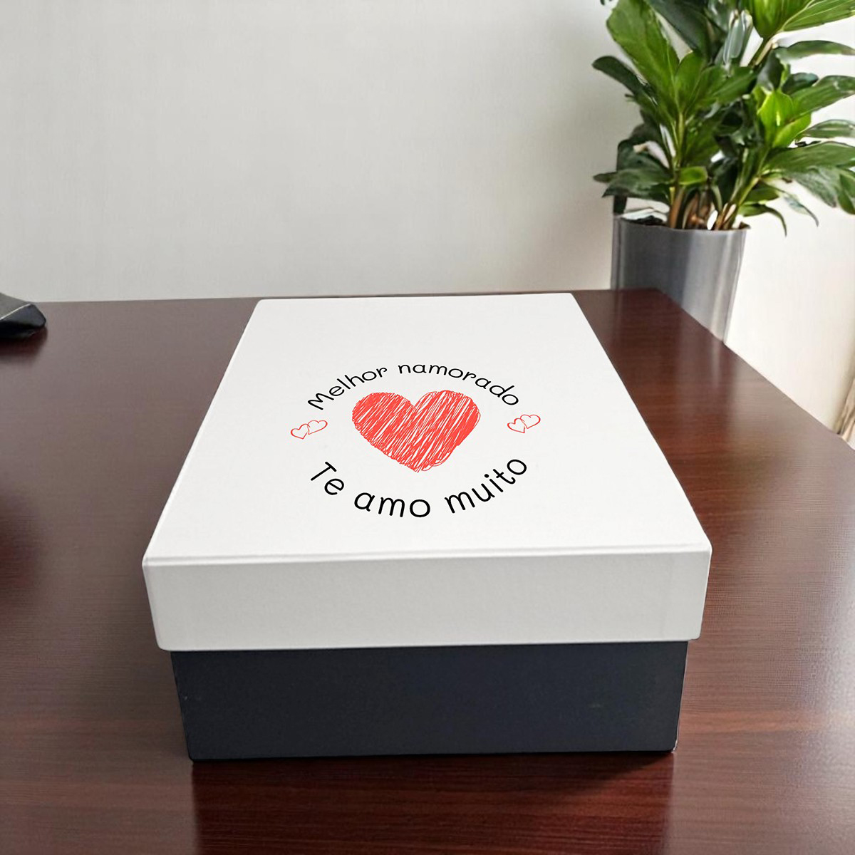 Caixa de Presente 15x20x8 Cartonada com Mensagem 7 Melhor Namorado do ...