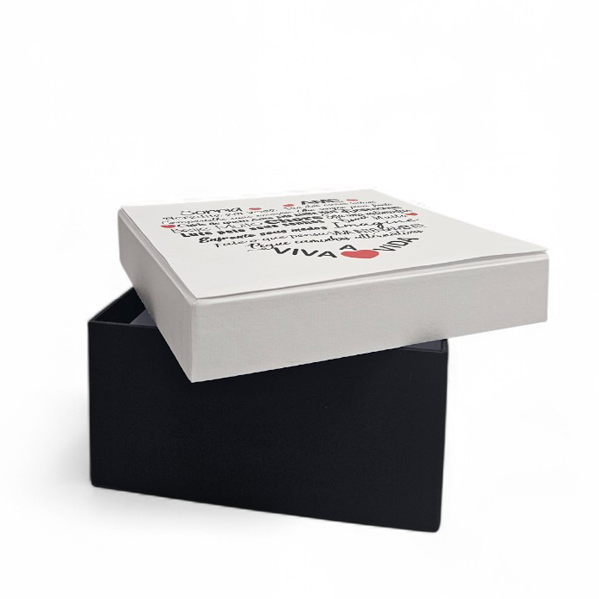 Caixa de Presente 15x20x8 Cartonada Mensagem 17 Sorria Ame Acredite ...