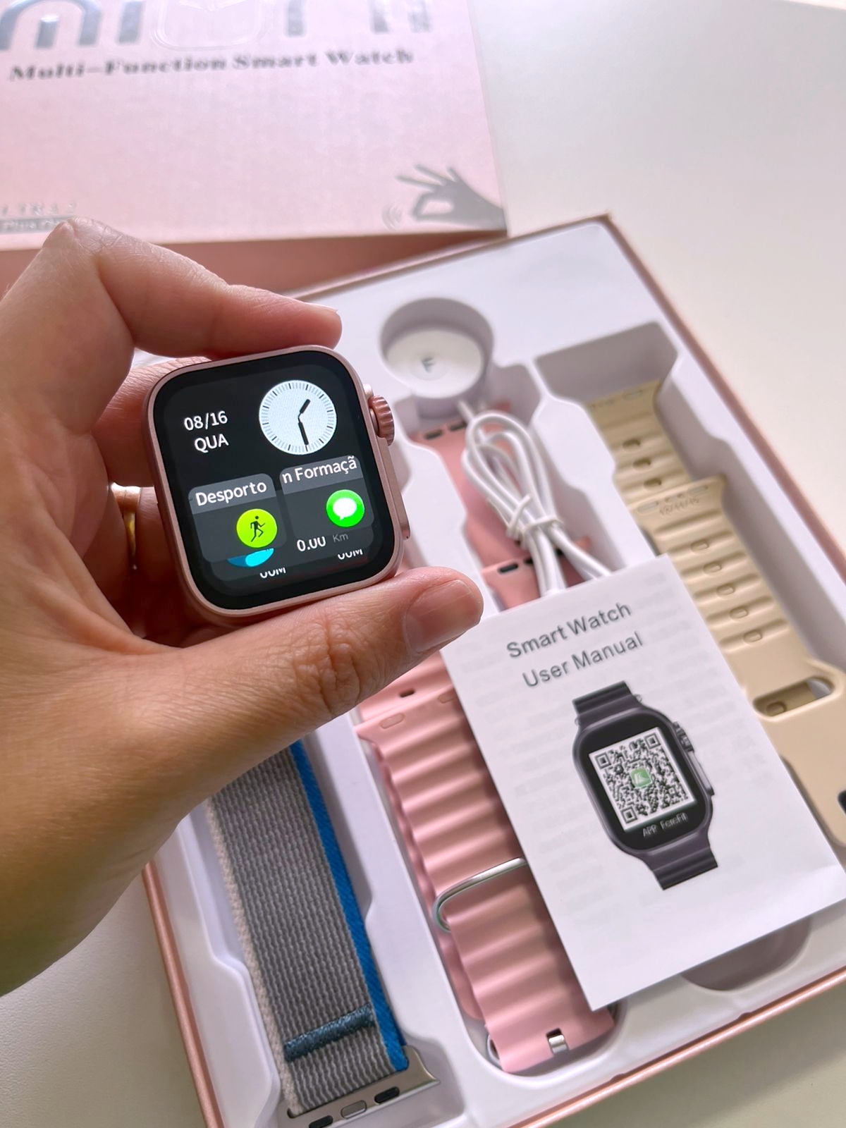 Smart Watch WS26 Ultra 2 Mini - Multi Funções - SuperMais Lingeries e ...