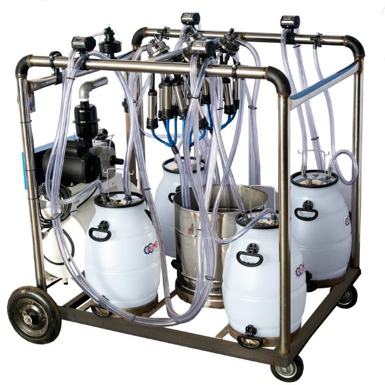 Ordenhadeira Móvel ORDEBOX Completa Implemis (4 Conjuntos) - IMPLEMIS ...