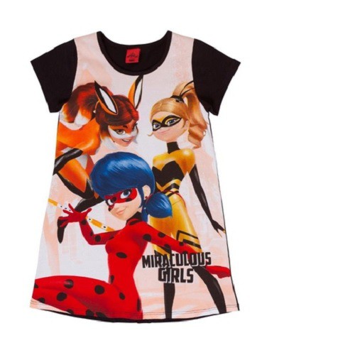 Vestido Infantil LadyBug Romitex - Outlet do Brás