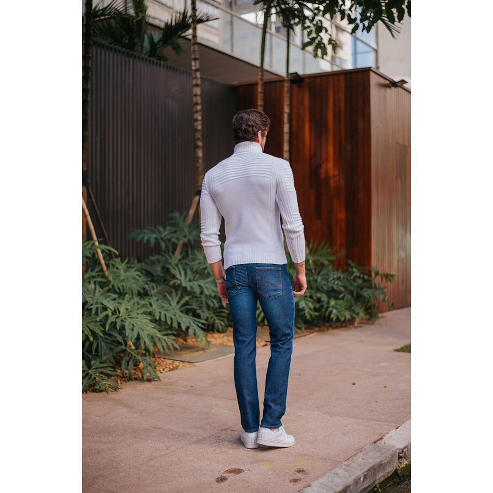 Calça Jeans Skinny Staroup Slim Fit Azul - Outlet do Brás
