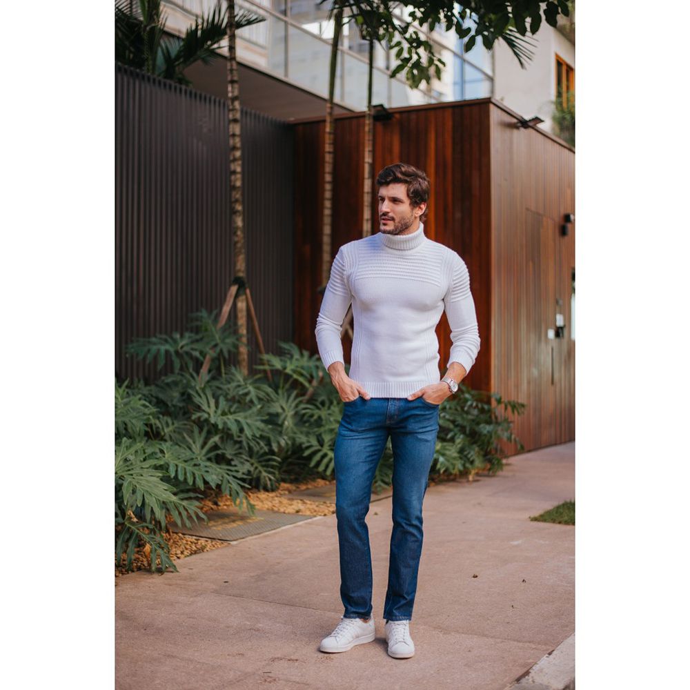 Calça Jeans Skinny Staroup Slim Fit Azul - Outlet do Brás