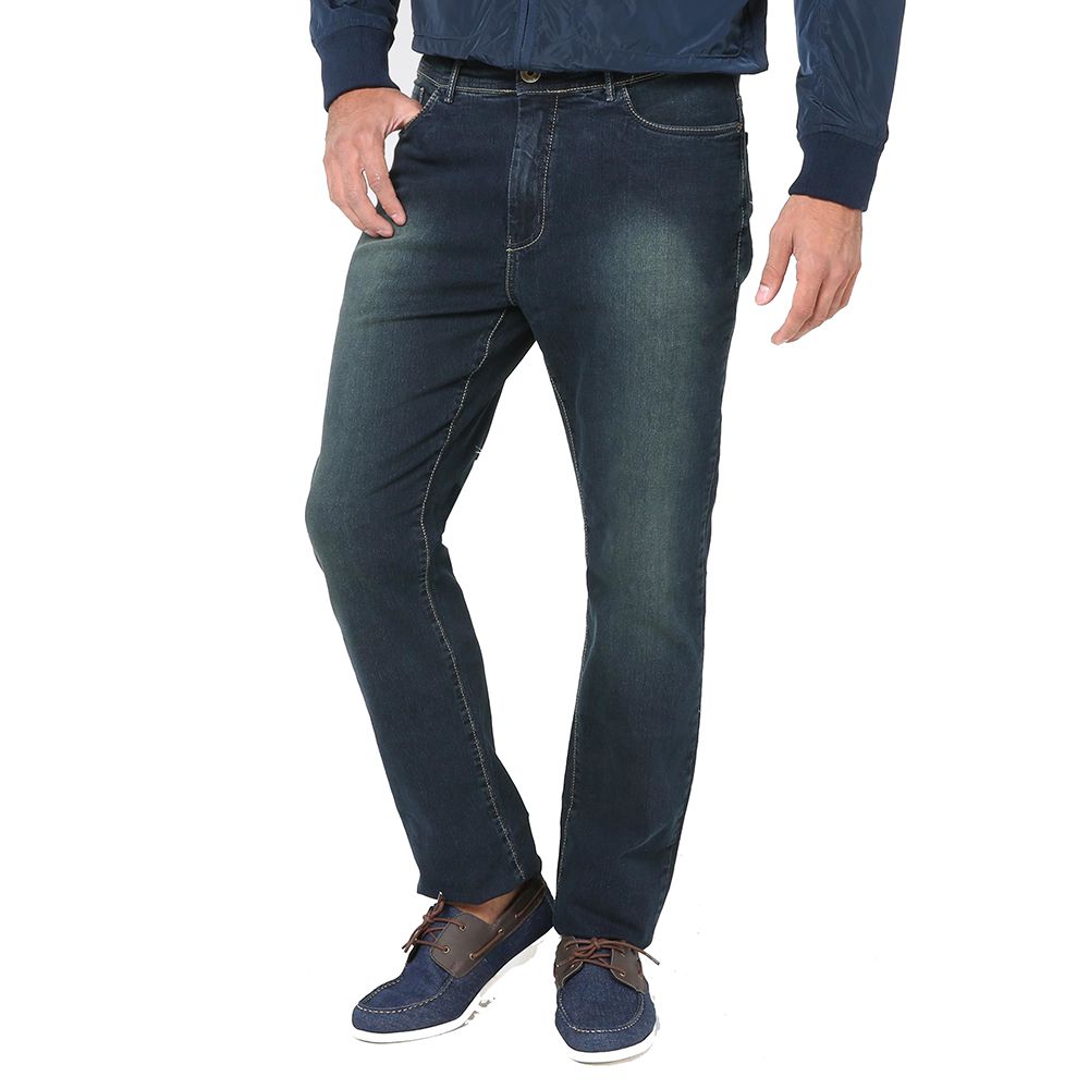 Calça Jeans Slim Fit Staroup Azul - Outlet do Brás