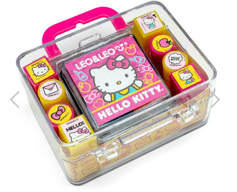 Carimbo Pedagógico Hello Kitty com Almofada 8 Modelos - Leonora - candy ...