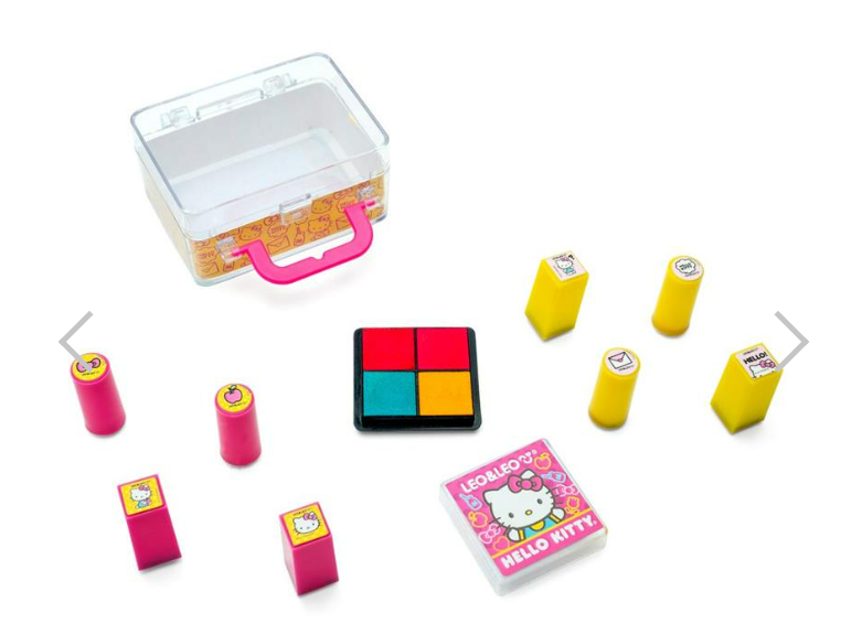 Carimbo Pedagógico Hello Kitty com Almofada 8 Modelos - Leonora - candy ...