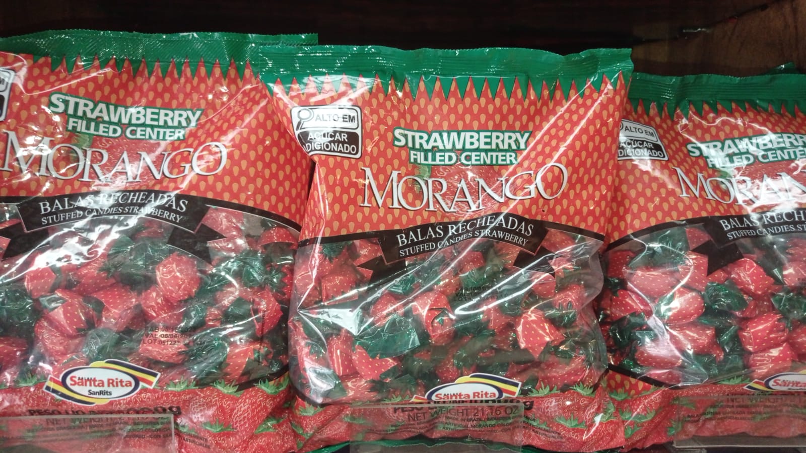 Bala Morango 600g - Santa Rita - Bala Santa Rita - As melhores Balas ...