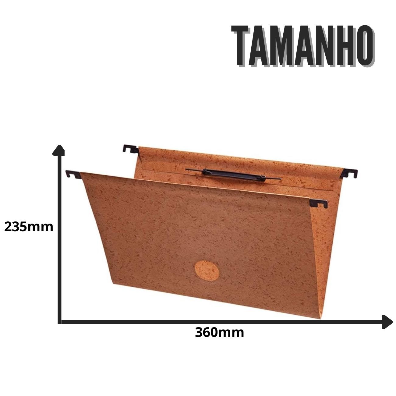 Pasta Suspensa Marmorizada com Verniz - Loja Kento - Papelaria ...