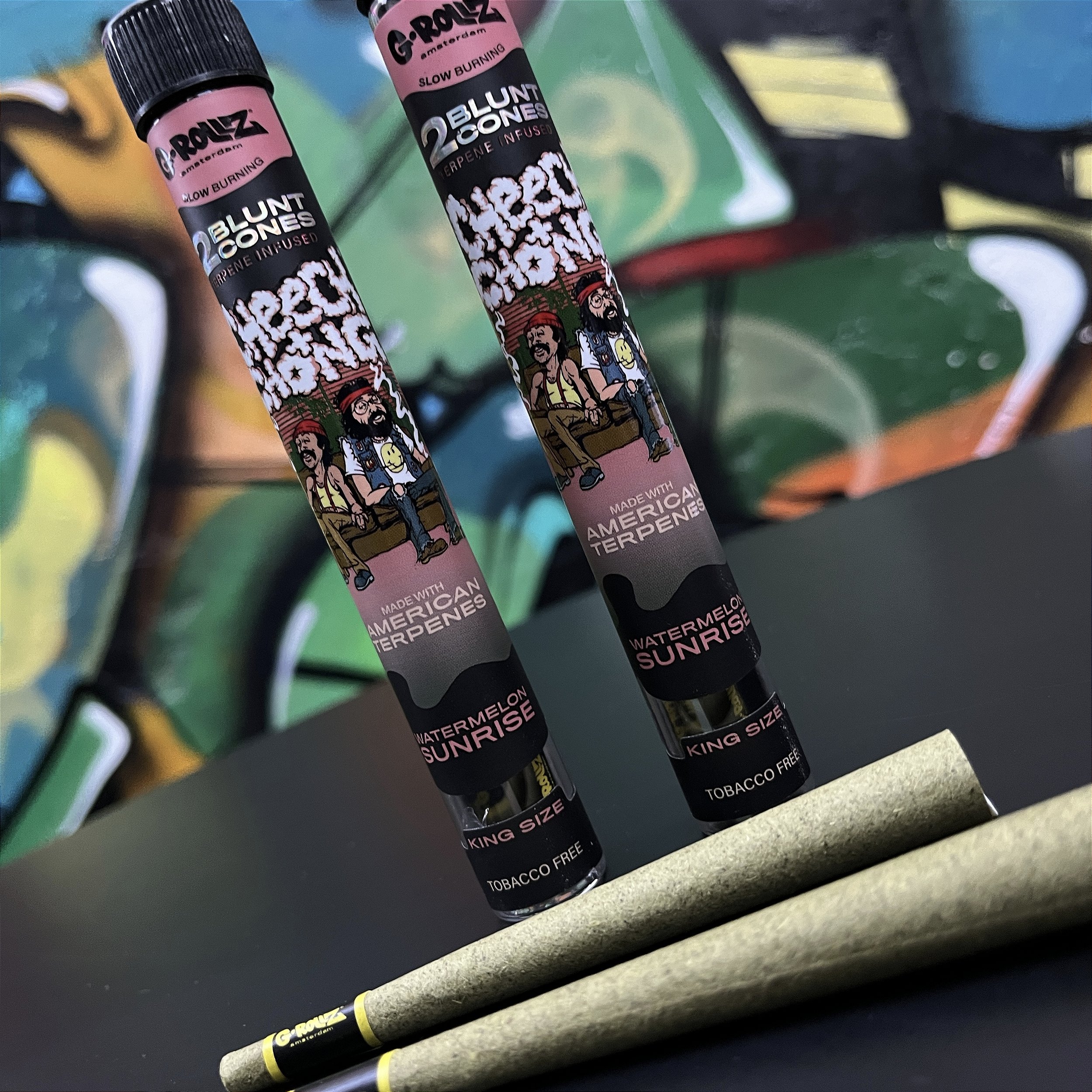 Blunt Cone G-Rollz Cheech Chong Watermelon Sunrise 2 unidades - Casa 93