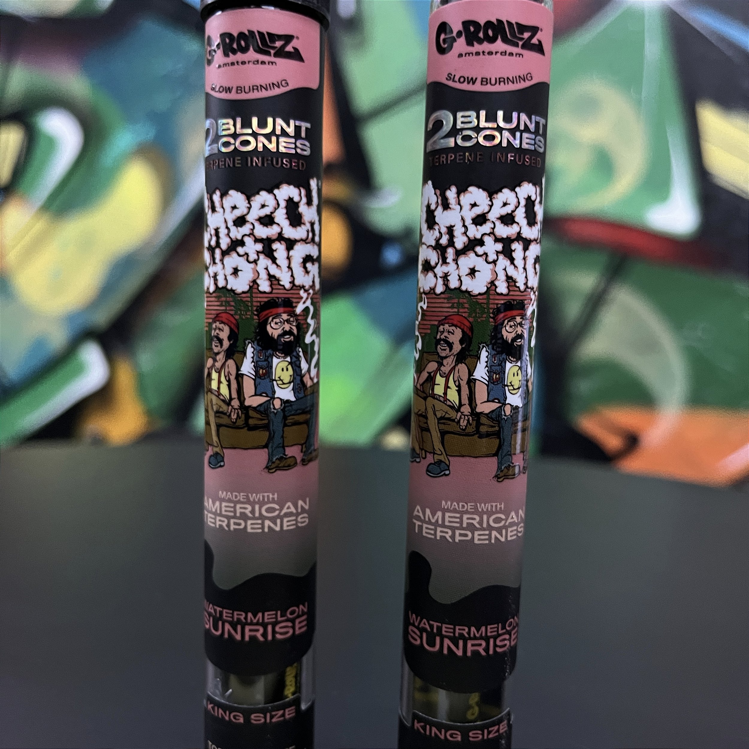 Blunt Cone G-Rollz Cheech Chong Watermelon Sunrise 2 unidades - Casa 93