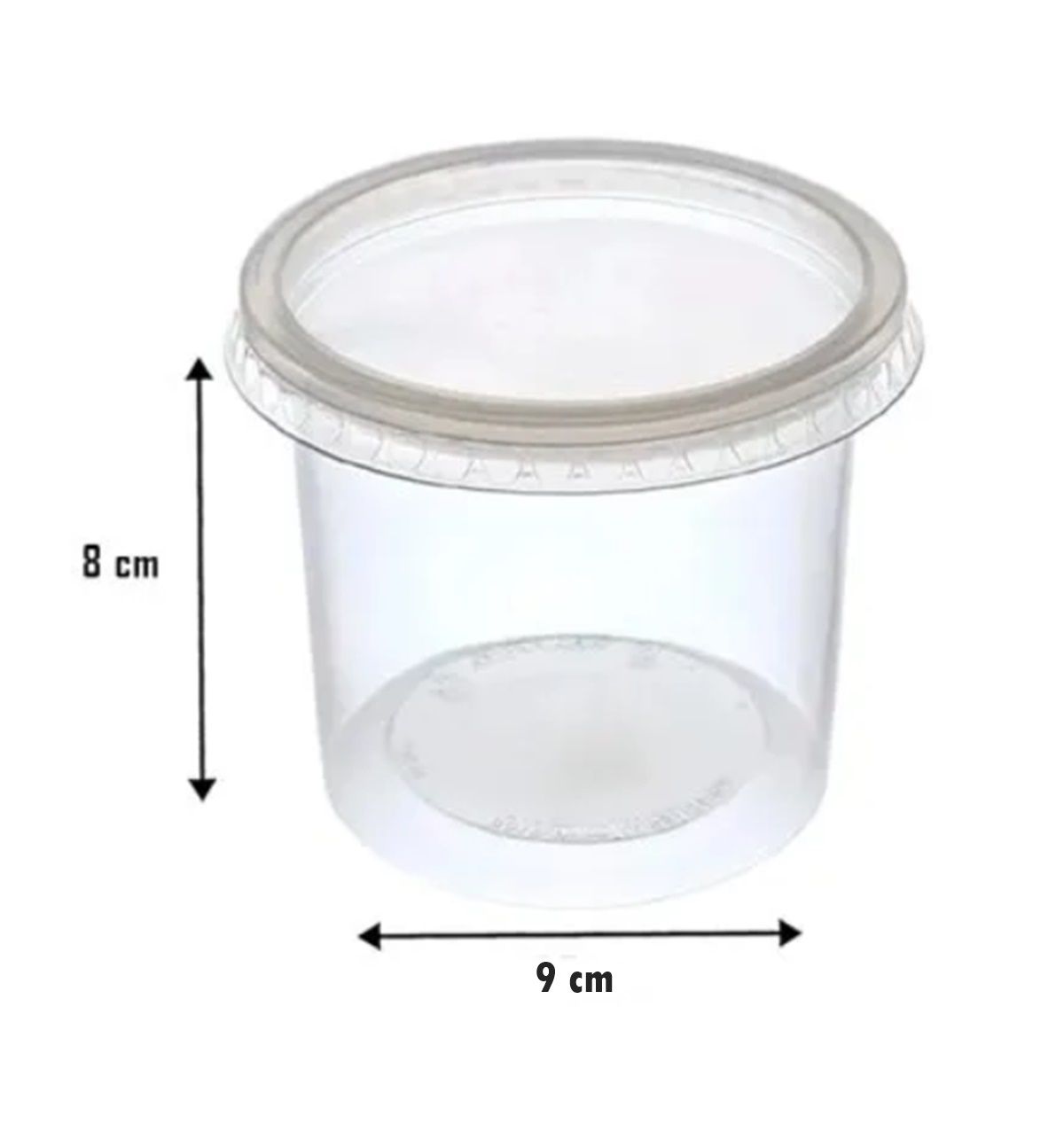 POTE REDONDO 350 ML C/24 UNIDADES - GUARUPACK EMBALAGENS