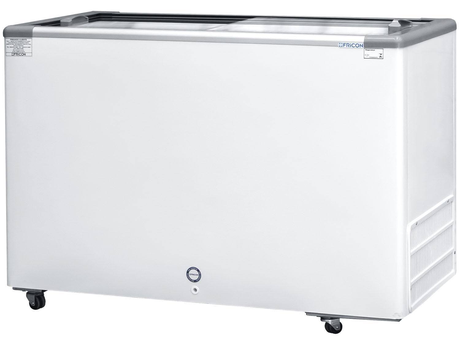 Freezer Horizontal 411 Litros Tampa de Vidro Fricon HCEB411V - Império ...