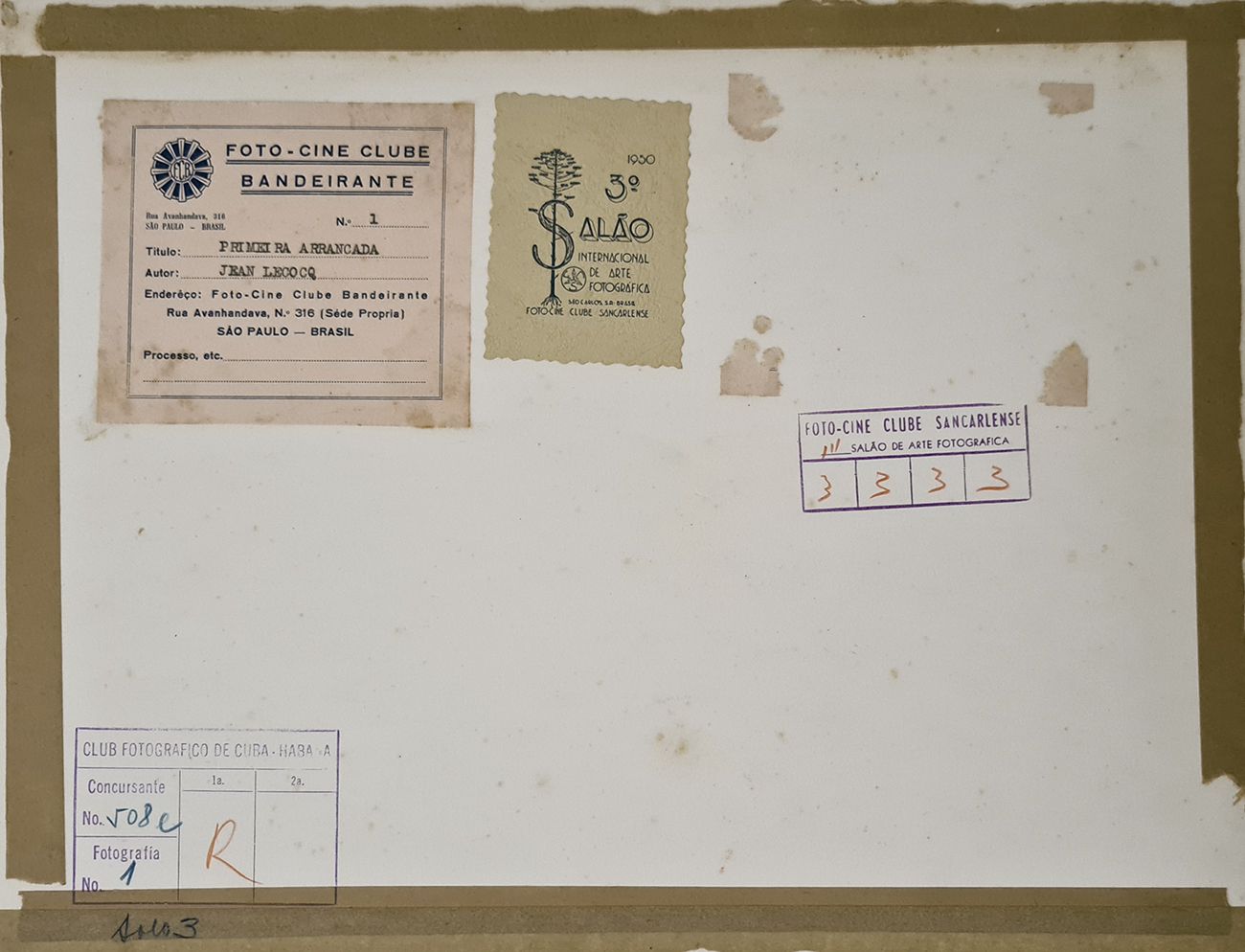 JEAN LECOCQ - Foto Original Titulada Primeira Arrancada - Lenach ...