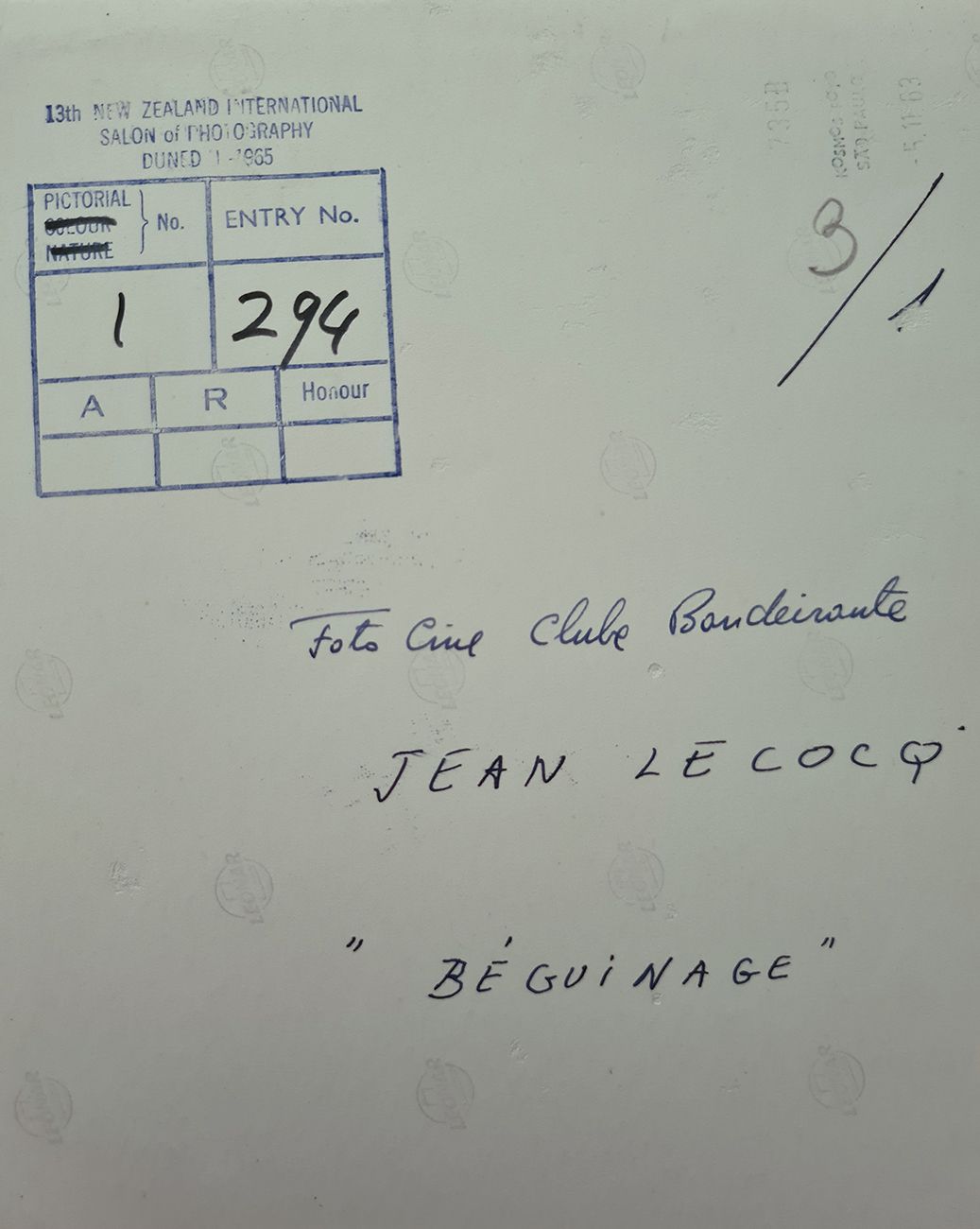 JEAN LECOCQ - Fotógrafo Premiado - Foto Titulada "Béguinage" - Lenach ...