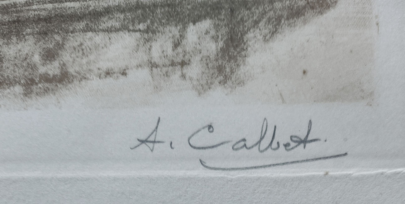 Antoine Calbet - Nu Feminino, Gravura Original Assinada - Lenach Artes ...