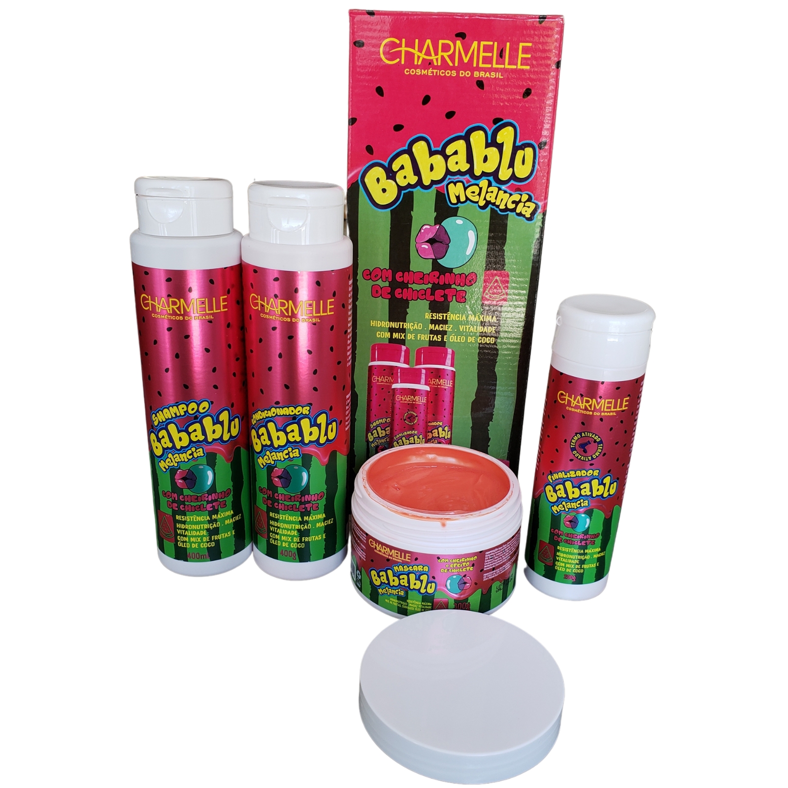 Charmelle Babablu Melancia Kit Completo - Compre Aqui Todos os Produtos ...