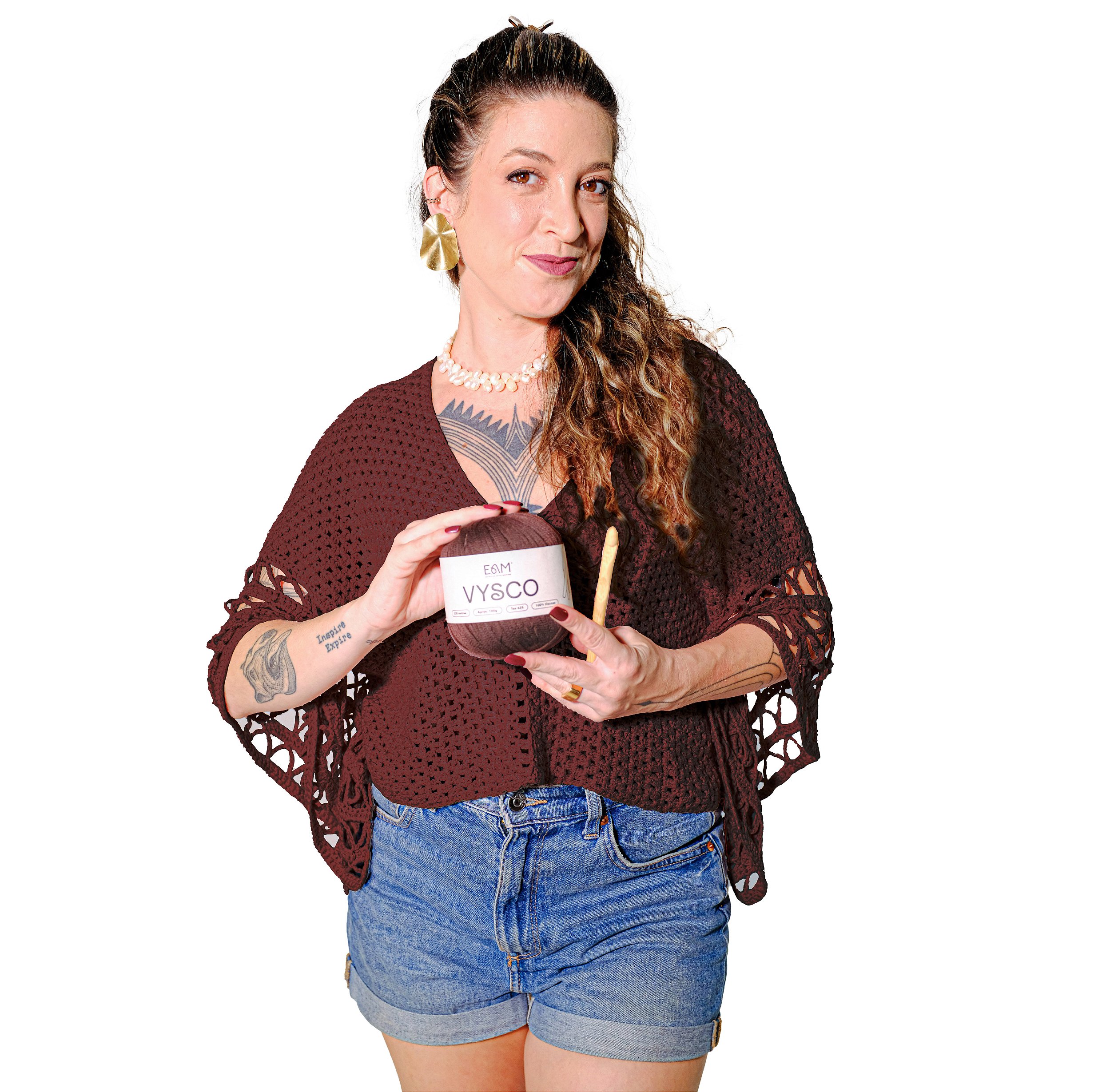 Fio Vysco Café - Fio Exclusivo para Crochê e Tricô | Loja EAM - Loja de ...