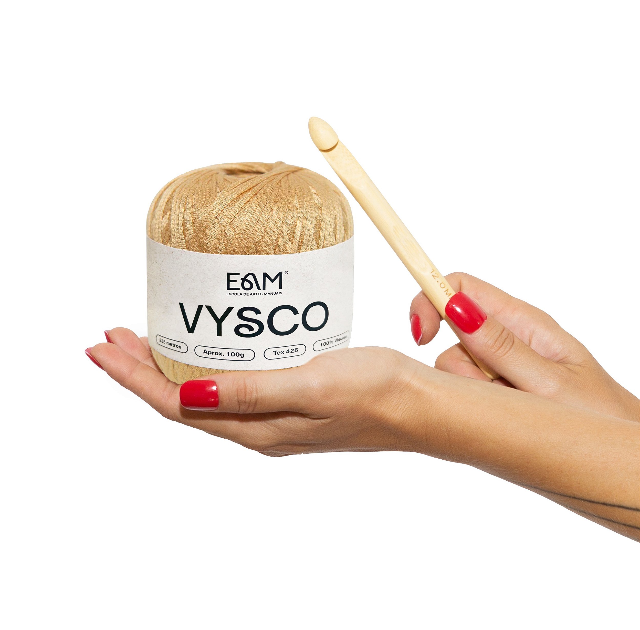 Fio Vysco Areia - Fio Exclusivo para Crochê e Tricô | Loja EAM - Loja ...
