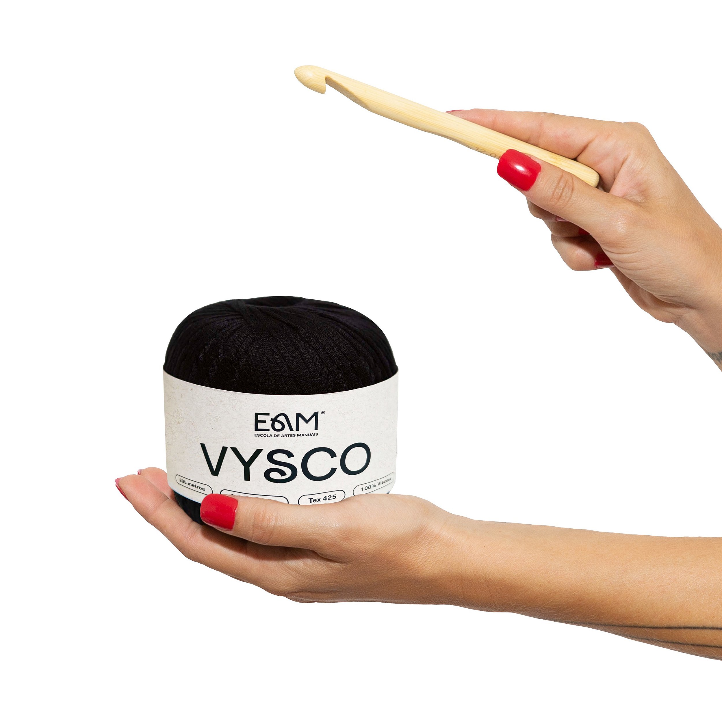 Fio Vysco Preto - Fio Exclusivo para Crochê e Tricô | Loja EAM - Loja ...