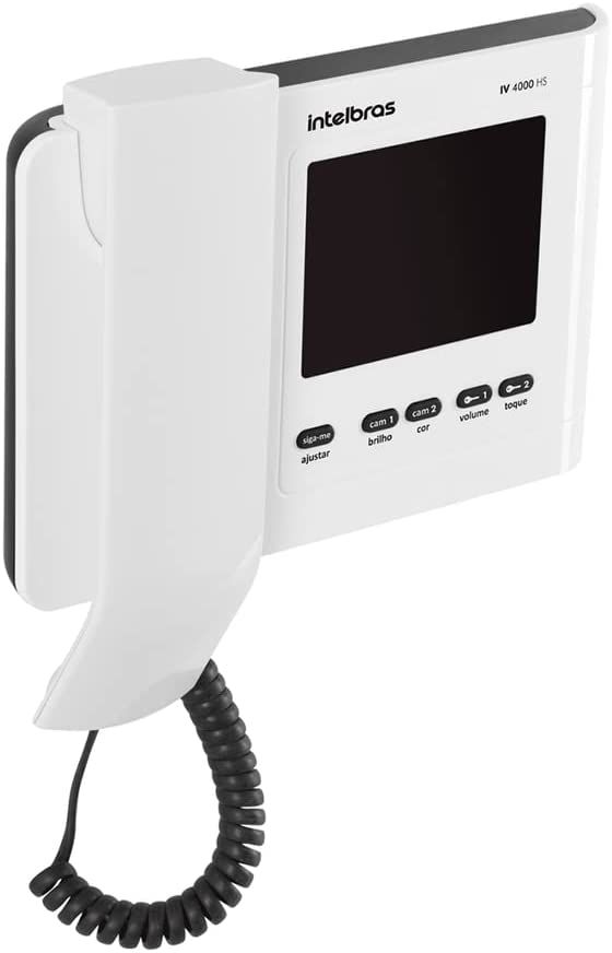 Vídeo Porteiro com Monofone Intelbras IV 4010 HS Branco - Bem-vindo à ...