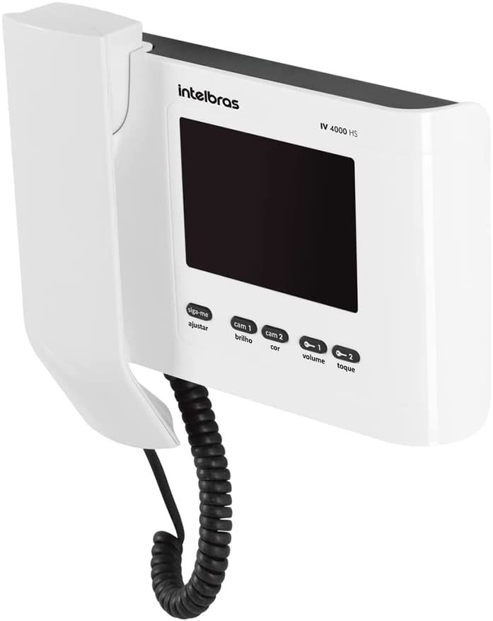 Vídeo Porteiro com Monofone Intelbras IV 4010 HS Branco - Bem-vindo à ...