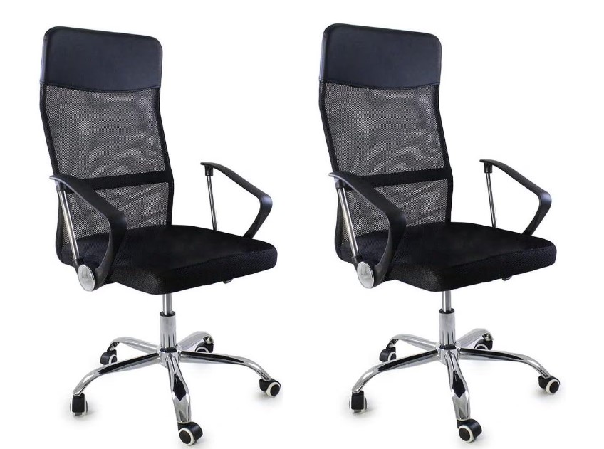 Kit Multmaxx Cadeira de escritório Executiva com apoio de braço OC-013 ...