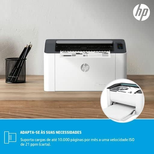 Impressora HP 107A 4ZB77A Laser Monocromatica 110v Branca/Preta - Bem ...