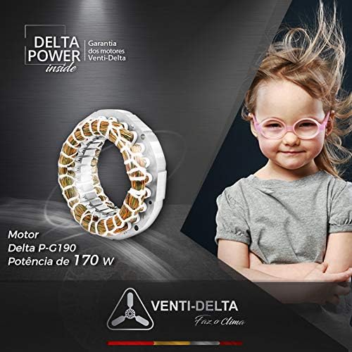 Ventilador Oscilante de Parede Premium 50cm com 4 Pás 170W Venti-Delta - Bem-vindo à Multmaxx