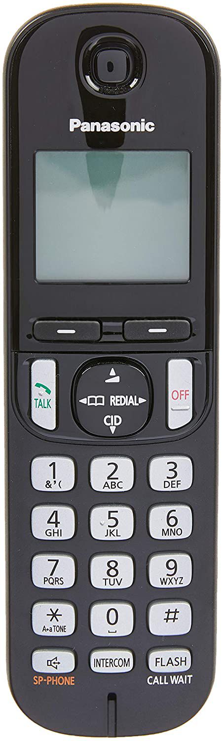 TELEFONE FIXO PANASONIC SEM FIO KX TGC210LBB PRETO - Bem-vindo à Multmaxx