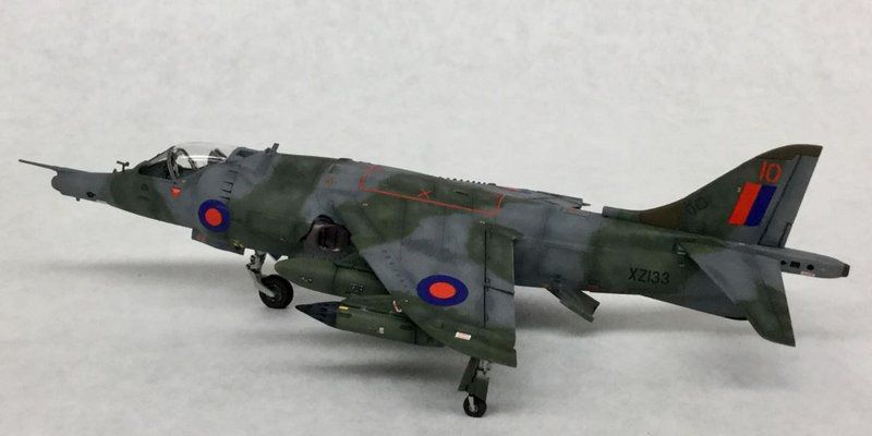 AIRFIX - BAE HARRIER GR. 3 - 1/72 - HTC ATACADO