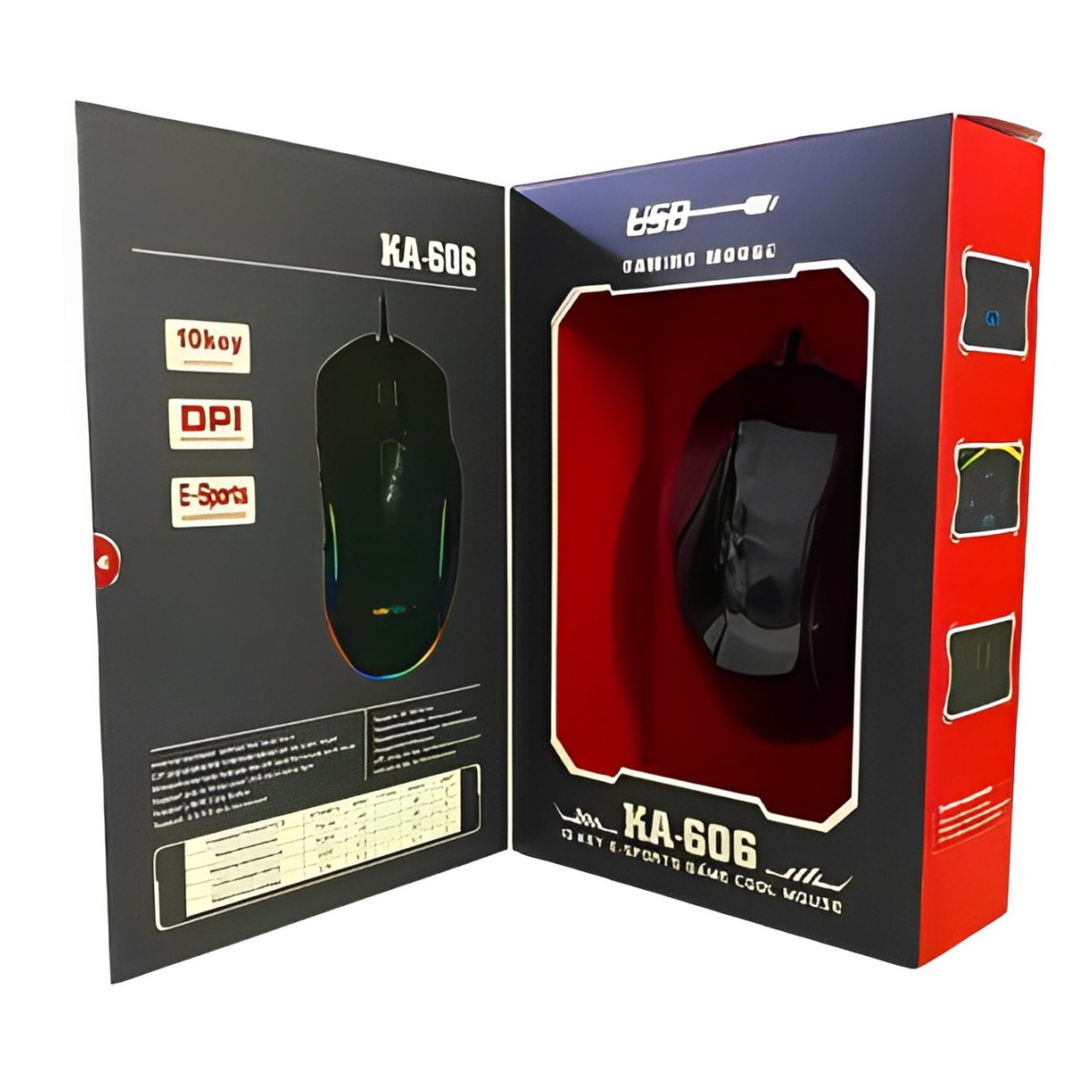 Mouse Gamer RGB Kapbom KA-606 10 Botões Preto - SL Shop - A melhor loja de smartphones, games ...